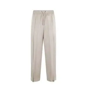 Herno Pleated Drawstring Pants - Cream