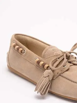 Miu Miu Suede Tassel Loafers