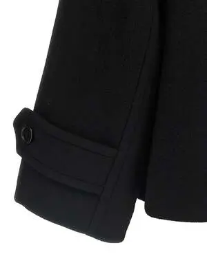 Chloé Double-breasted Wool Coat - Black