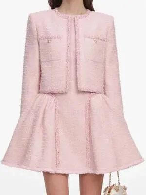 SELF-PORTRAIT Boucle Jacket