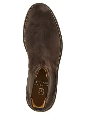 Brunello Cucinelli Chelsea' Ankle Boots - Brown
