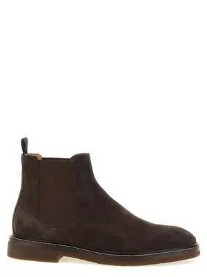 Brunello Cucinelli Suede Chelsea Ankle Boots