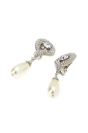 Alessandra Rich Metal Earrings - Silver