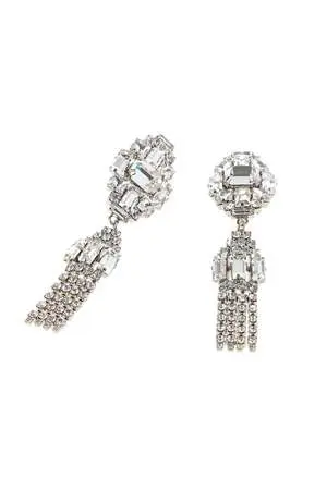 Alessandra Rich Embellished Metal Earrings