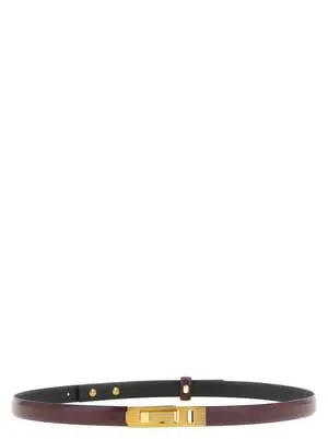 Alberta Ferretti Striped Buckle Belt