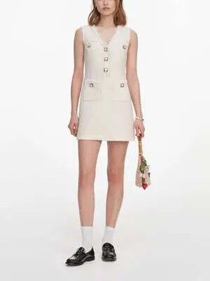 SELF-PORTRAIT Boucle Mini Dress
