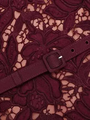 SELF-PORTRAIT Lace Midi Dress