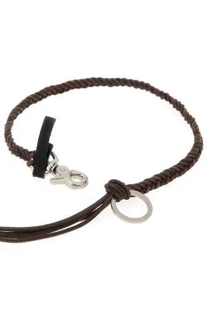 Our Legacy Chocolate Leather Ladon Necklace