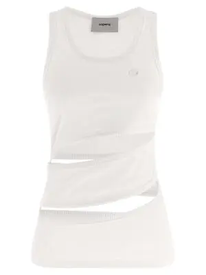 Coperni Spiral' Tank Top - White