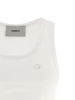 Coperni Spiral' Tank Top - White