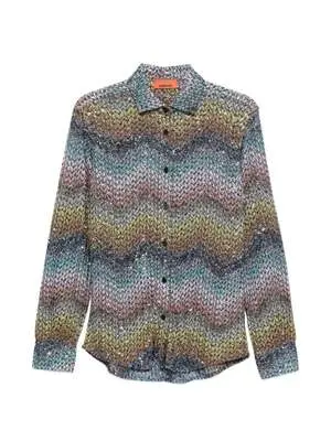 Missoni Caperdoni` Long Sleeve Shirt - Multicolor