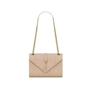Saint Laurent Envelope Medium Bag - Cream