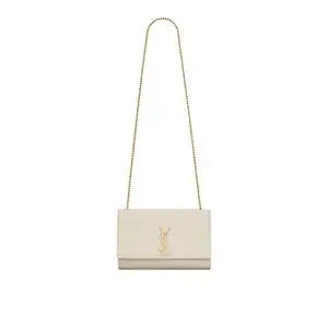 Saint Laurent Kate Shoulder Bag - White