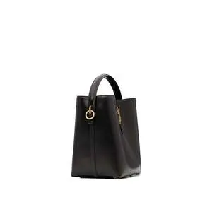 Saint Laurent Le 37 Small Leather Bucket Bag - Black