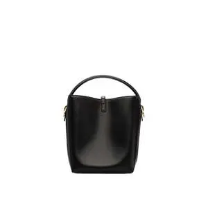 Saint Laurent Le 37 Small Leather Bucket Bag - Black