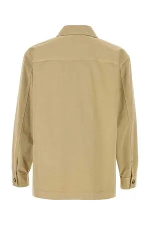 Saint Laurent Beige Cotton Shirt - Brown