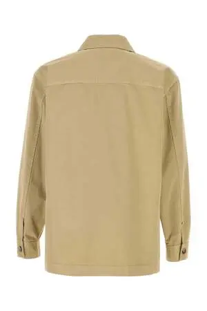 Saint Laurent Beige Cotton Shirt - Brown