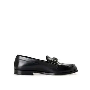 Valentino Garavani Leather Loafers - Black