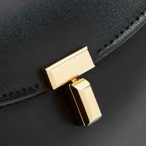 TOTEME T-lock Leather Clutch Bag
