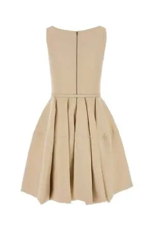Fendi Cream Wool Blend Dress