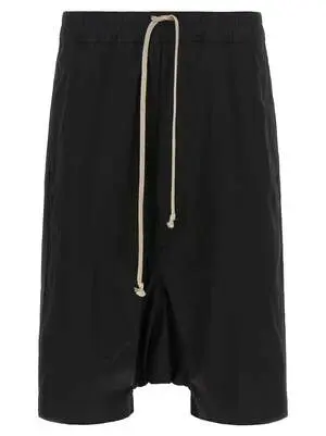 Rick Owens Rick S Pods' Bermuda Shorts - Black