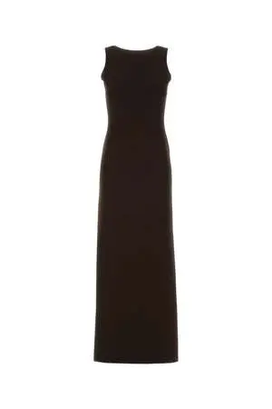 Gucci Chocolate Stretch Viscose Blend Dress - Brown
