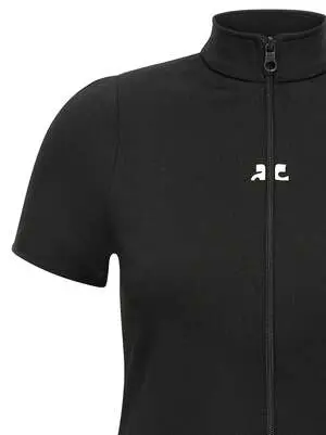 COURREGES Interlock Zipped' Top