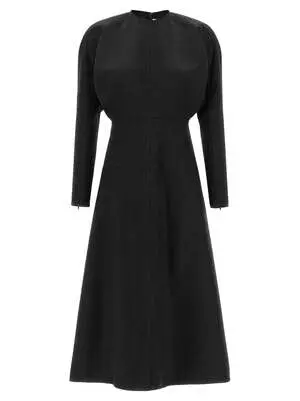 Victoria Beckham Dolman' Dress - Gray