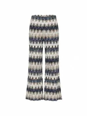 Missoni Patterned Viscose Pants - Multicolor