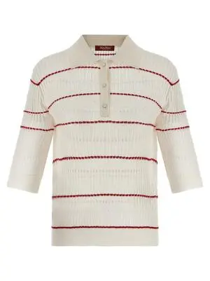 Max Mara Max Mara Studio Women 'Mstgallo' Polo Shirt White