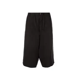 MAISON MARGIELA Blend Linen Bermuda Shorts - Black