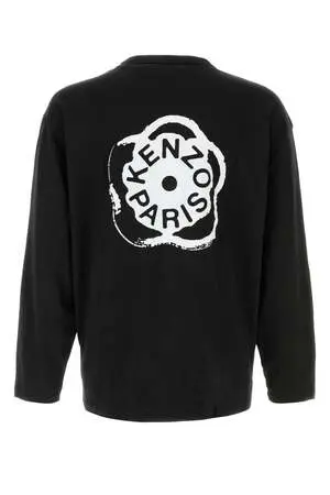 Kenzo Black Cotton Oversize T-shirt - Multicolor