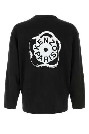 Kenzo Black Cotton Oversize T-shirt - Multicolor