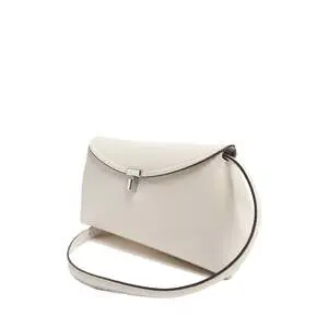 TOTEME T-lock Leather Clutch Bag