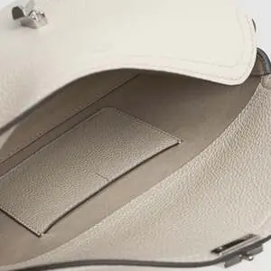 TOTEME T-lock Leather Clutch Bag