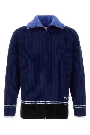 Marni Wool Blend Cardigan - Blue