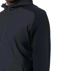 Herno Knit-sleeve Hooded Jacket - Blue