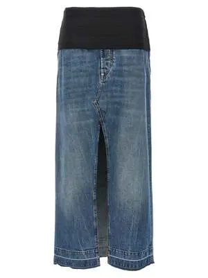Stella McCartney Denim Skirt - Blue