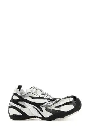 Balenciaga Two-tone Fabric Sneakers - Multicolor