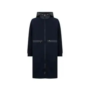 Herno Hooded Coat - Blue