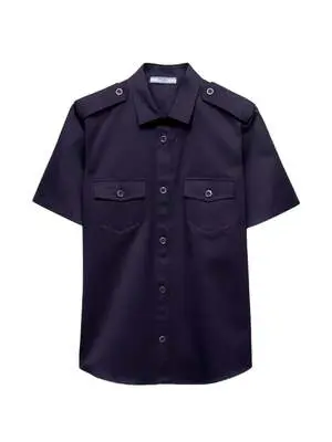 Prada Short-sleeve Uniform Shirt