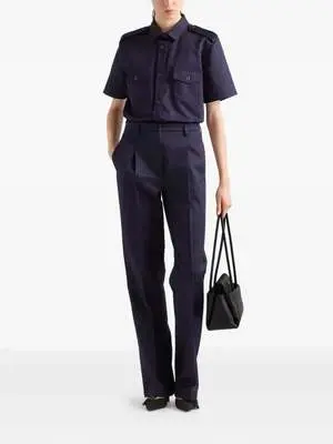 Prada Short-sleeve Uniform Shirt