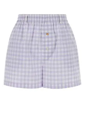 Moschino Embroidered Cotton Shorts - Multicolor