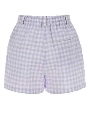 Moschino Embroidered Cotton Shorts