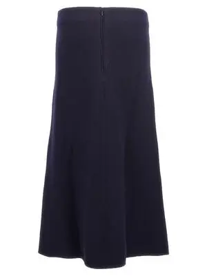 JIL SANDER Long Wool Skirt