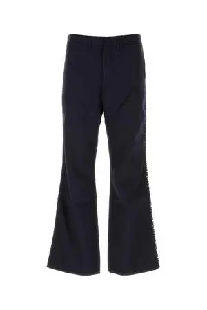 WALES BONNER Midnight Cotton Pant - Blue