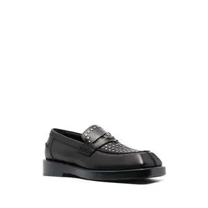 Versace Medusa Leather Loafers