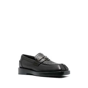 Versace Medusa Leather Loafers