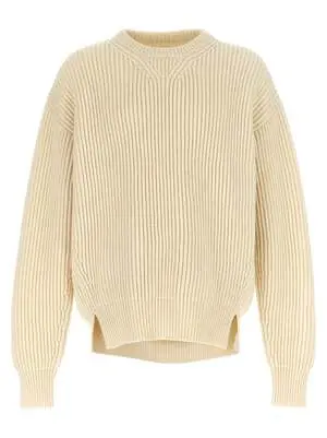 JIL SANDER Chunky English Rib Wool Sweater