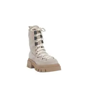 Brunello Cucinelli Suede Boots - Cream